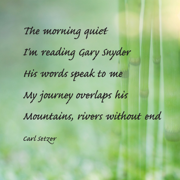 Reading Gary Snyder – Carl Setzer: Word Shaper