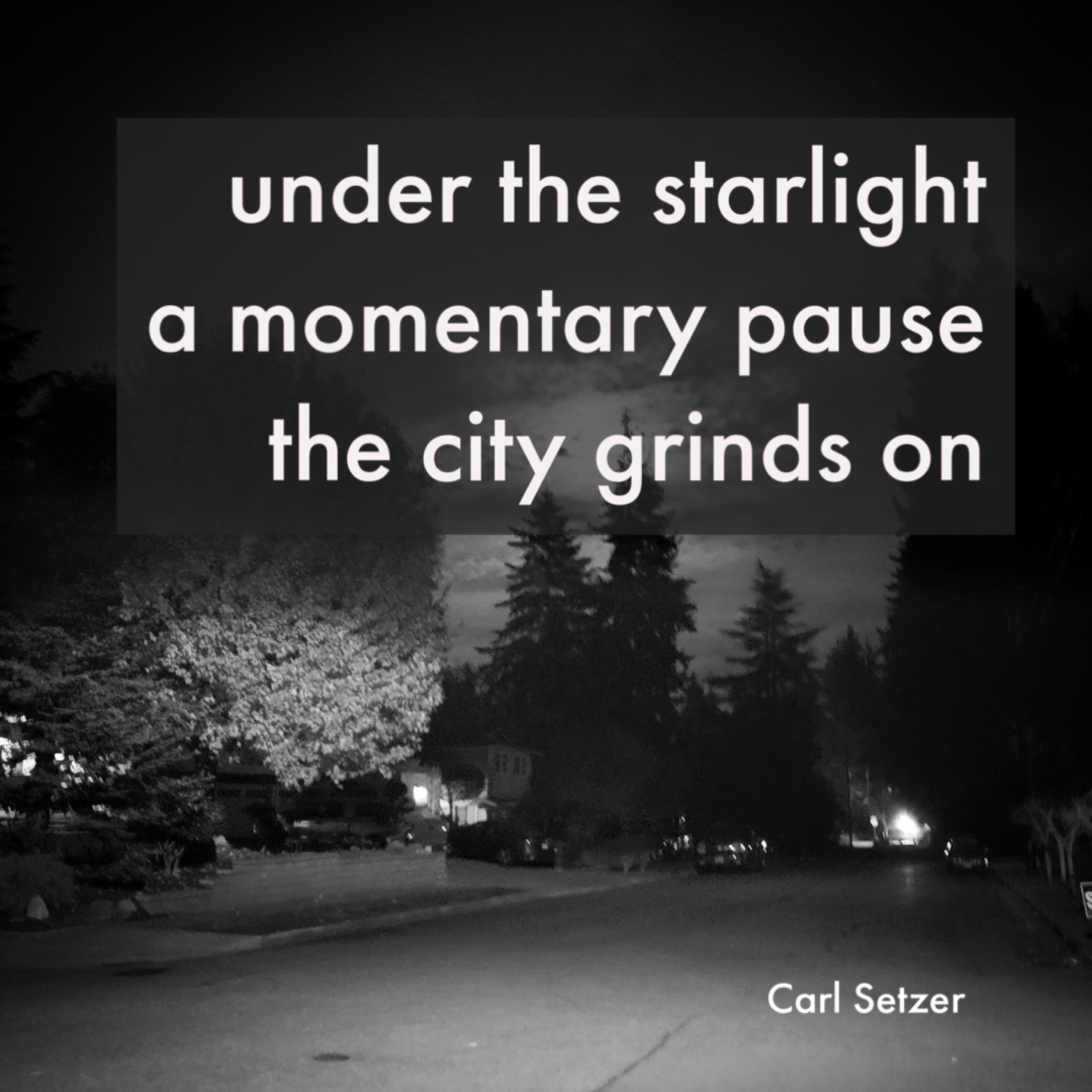 Under the Starlight – Carl Setzer: Word Shaper